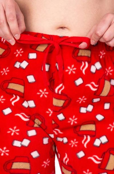 Blis Hot Chocolate Fleece Pajama Pants In Red | ModeSens
