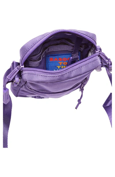 Baboon To The Moon Nylon Sling Crossbody Bag In Purple | ModeSens