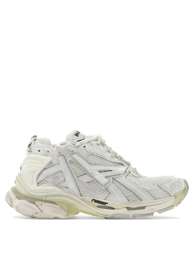 Balenciaga Runner Low-top Sneakers Dirty In White | ModeSens