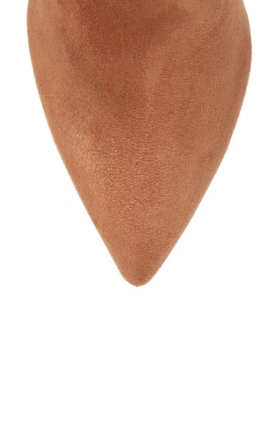 Open Edit Barbara Tall Pointed Toe Boot In Tan Mocha | ModeSens