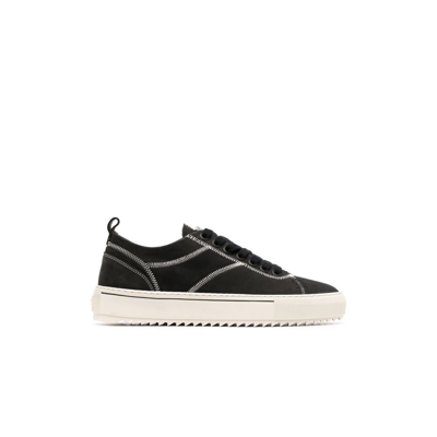 Represent Alpha Low Sneakers In Black Nubuck | ModeSens