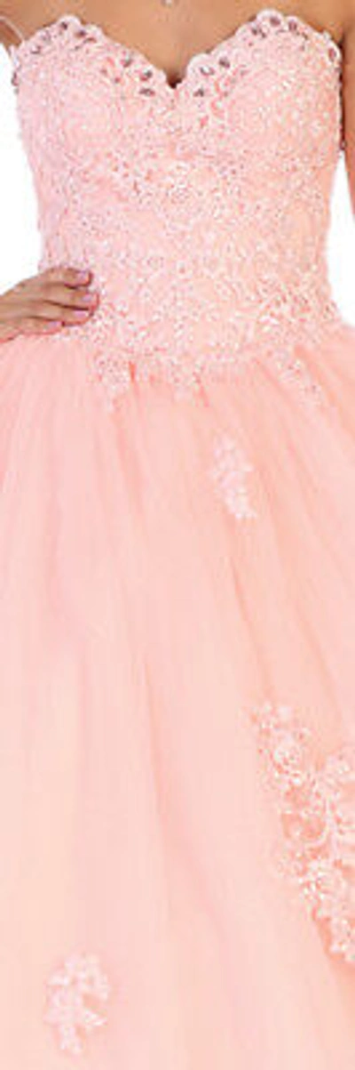 Pre-owned Designer Sweet 16 Corset Lace Up Back Prom Dress Pageant ...