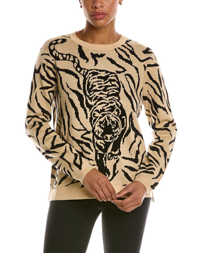 Tyler Boe Jacquard Sweater In Beige | ModeSens