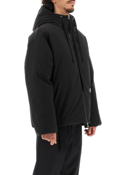 Oamc Lithium Puffer Jacket With Peacemaker Patch In Black | ModeSens