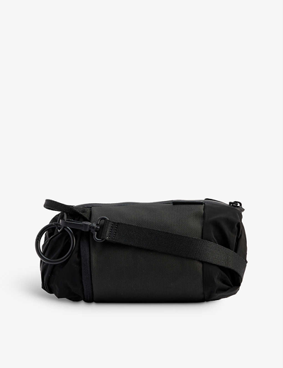 Côte And Ciel Mini Duffle Woven Cross-body Bag In Black | ModeSens