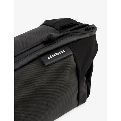 Côte And Ciel Mini Duffle Woven Cross-body Bag In Black | ModeSens