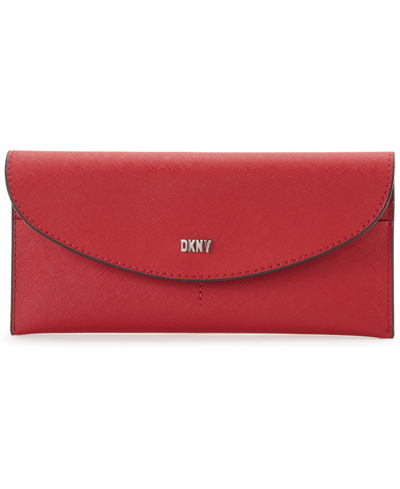 Dkny Women's Phoenix Flap Wallet In Bright Red | ModeSens