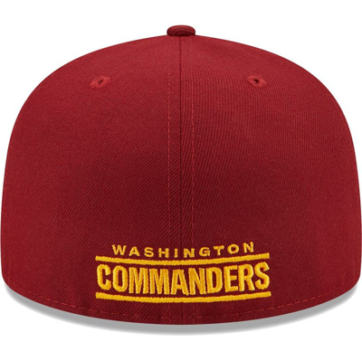 New Era Burgundy Washington Commanders Flawless 59fifty Fitted Hat ...
