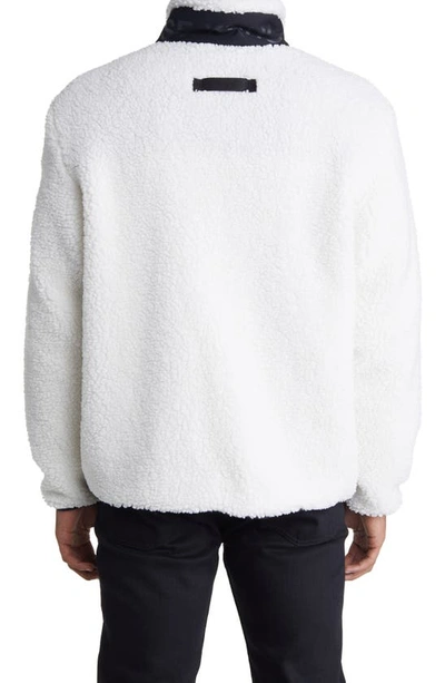Moose Knuckles Sherpa Fleece Jacket In Ivory | ModeSens