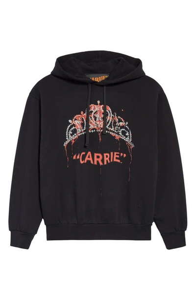 Jw Anderson X Carrie - Tiata Print Hoodie In Black | ModeSens