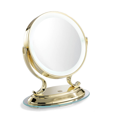 Frontgate Led Vanity Mirror In Polished Brass | ModeSens