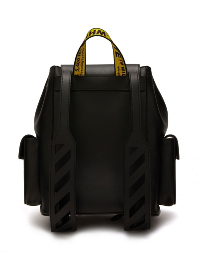 Off-white Binder Diag-stripe Backpack In White | ModeSens