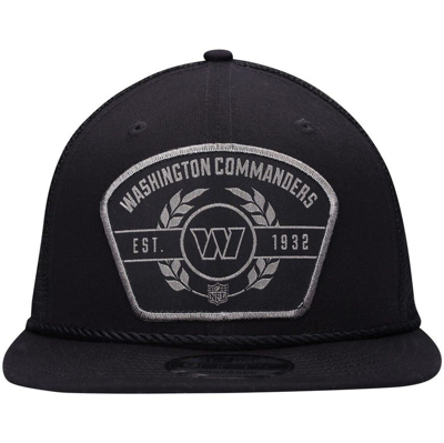 New Era Black Washington Commanders Excalibur Trucker 9fifty Snapback ...