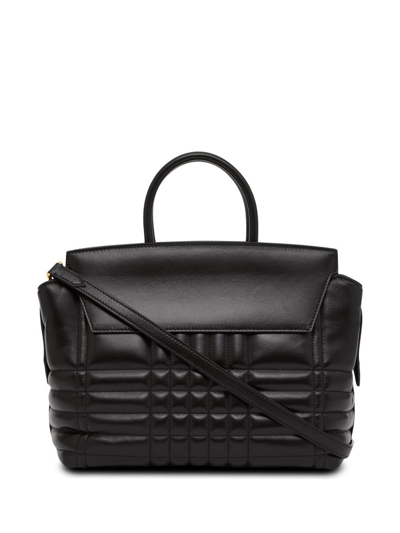 Burberry Medium Catherine Tote Bag In Black | ModeSens