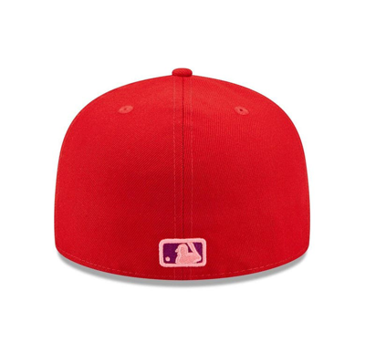 New Era Red Toronto Blue Jays Purple Undervisor 59fifty Fitted Hat ...