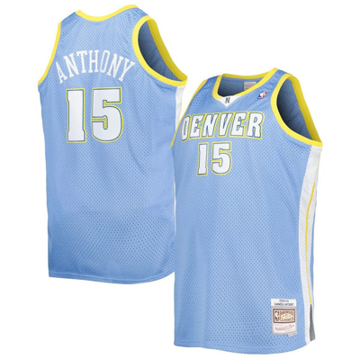 Mitchell & Ness Carmelo Anthony Powder Blue Denver Nuggets Big & Tall ...