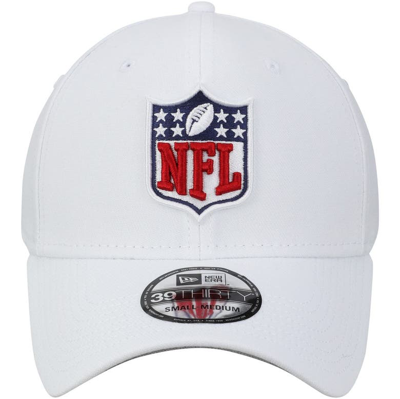 New Era White Nfl Shield Logo 39thirty Flex Hat | ModeSens