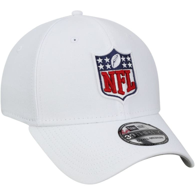 New Era White Nfl Shield Logo 39thirty Flex Hat | ModeSens