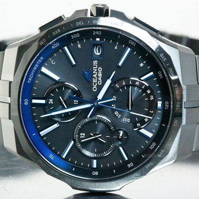 Pre-owned Casio Oceanus Manta Ocw-s5000b-1ajf Men's Watch Bluetooth In ...