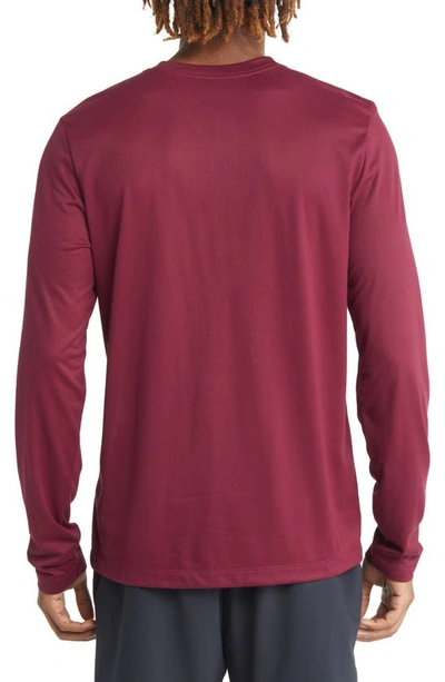 Nike Men's Dri-fit Legend Long-sleeve Fitness Top In Red | ModeSens