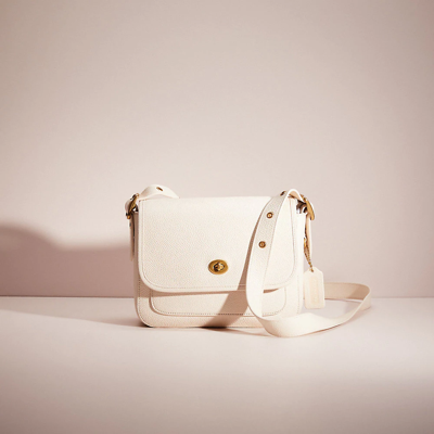 Coach Restored Rambler Crossbody In Brass/chalk | ModeSens