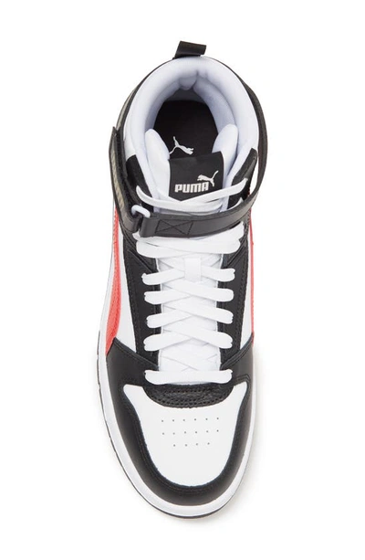Puma Men's Rbd Game Casual Sneakers From Finish Line In White-red-black ...