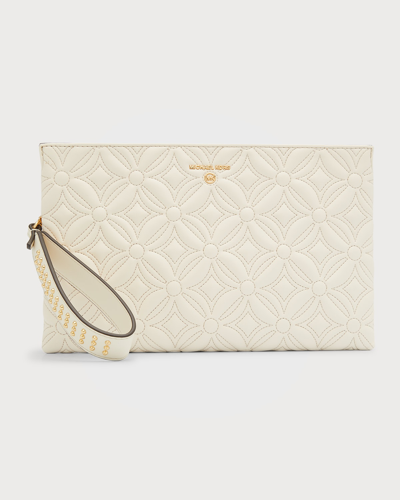 Michael Michael Kors Jet Set Charm Xl Double Gusset Wristlet In Light ...