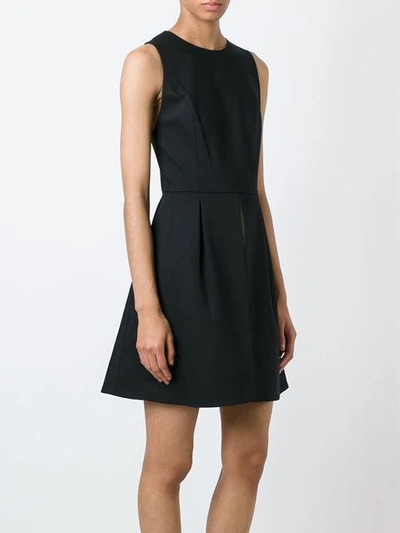 Alice And Olivia 'bria' Peplum Fit & Flare Dress In Black/white | ModeSens
