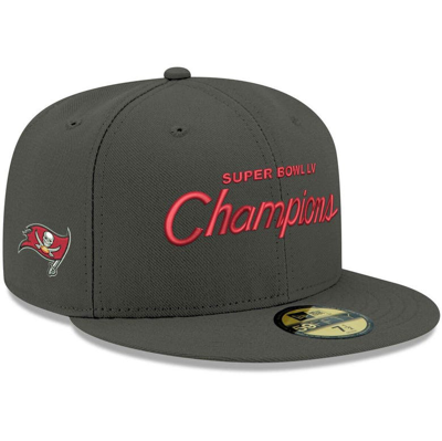 New Era Pewter Tampa Bay Buccaneers Super Bowl Lv Champions Retro ...