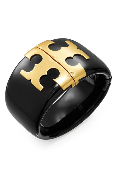 Tory Burch Women's Eleanor 18k-gold-plated & Acetate Bangle In Rolled ...