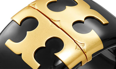 Tory Burch Women's Eleanor 18k-gold-plated & Acetate Bangle In Rolled ...