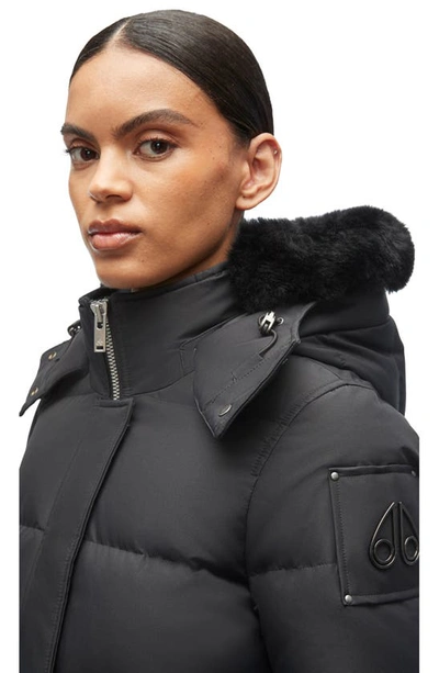 Moose Knuckles Cloud 3q Down Jacket With Removable Genuine Shearling ...