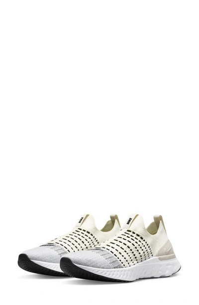 Nike React Phantom Run Flyknit 2 Running Shoe In Sail/ Black/ White ... Nike React Phantom Run Flyknit 2 Running Shoe In Sail/ Black/ White ...