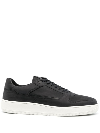 Uniform Standard Black Series 1 Leather Sneakers | ModeSens