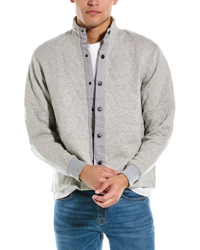 Sovereign Code Cloud Diamond Quilted Shirt Jacket In Grey | ModeSens