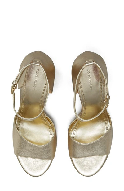 Tory Burch Platform Sandal In Spark Gold | ModeSens