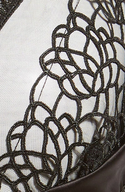 Ann Summers Nya Guipure Lace Strappy Underwire Bra And Thong Set In ...