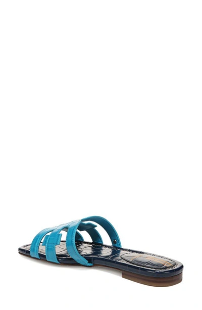 Sam Edelman Bay Cutout Slide Sandal In Blue | ModeSens