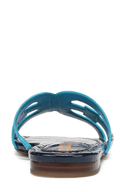 Sam Edelman Bay Cutout Slide Sandal In Blue | ModeSens