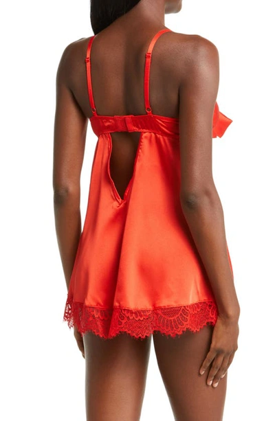 Ann Summers Unwrap Me Babydoll Chemise & G-string Thong In Red | ModeSens