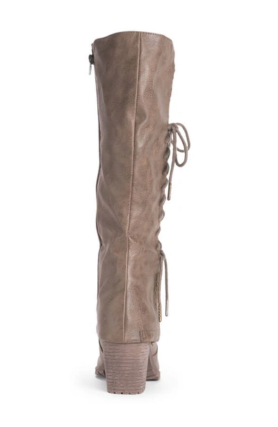 Lukees By Muk Luks Lacy Leo Faux Fur Boot In Beige | ModeSens