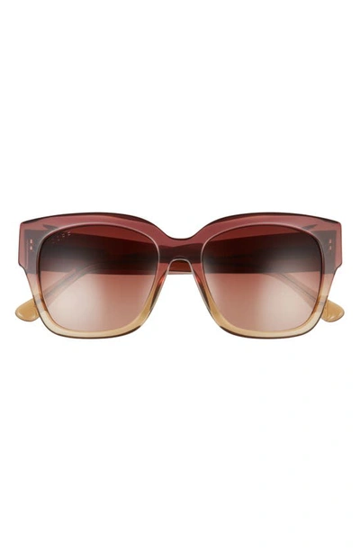 Diff Bella Ii 54mm Square Sunglasses In Clayton | ModeSens