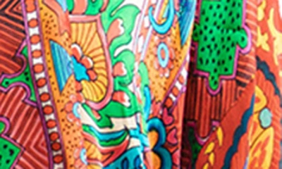 Saachi Medallion Print Duster In Orange | ModeSens