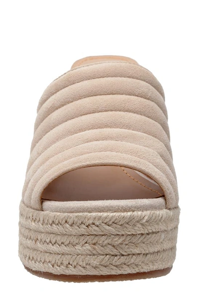 Lisa Vicky Gogo Platform Wedge Sandal In Nude | ModeSens