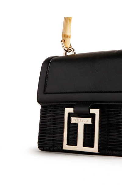Ted Baker Jaylisa Rattan Crossbody Bag In Black | ModeSens