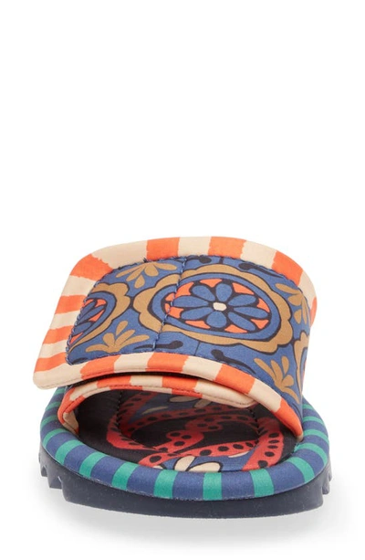 Farm Rio Puffy Slide Sandal In Night Sky Black | ModeSens