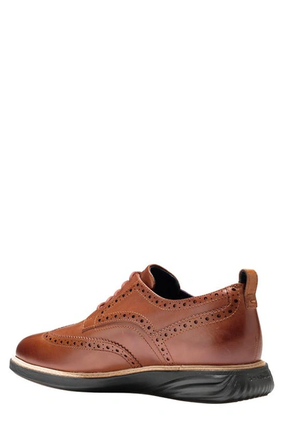 Cole Haan Grandevolution Wingtip Derby In British Tan/ Java Leather ...
