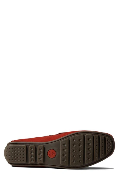 Marc Joseph New York Nebraska Loafer In Red Nobuck Grainy | ModeSens