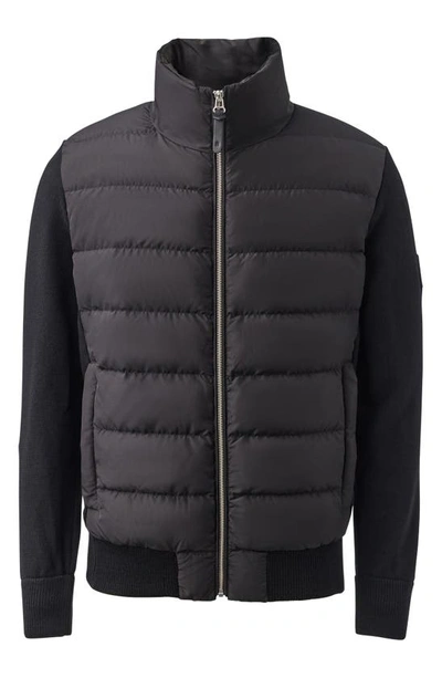 Mackage Haney-z Hybrid 800 Fill Power Down Jacket In Black | ModeSens