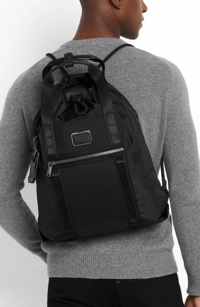 Tumi Transport Drawstring Backpack In Black | ModeSens